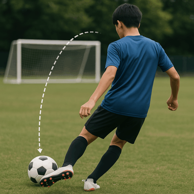 アウトサイドキック 上達法をやさしく解説、軌道と当て方が分かる - Soccer Book Library
