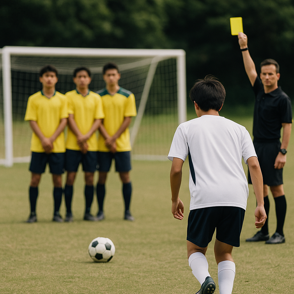 サッカーのフリーキック、間接FKの反則と再開ルール - Soccer Book Library