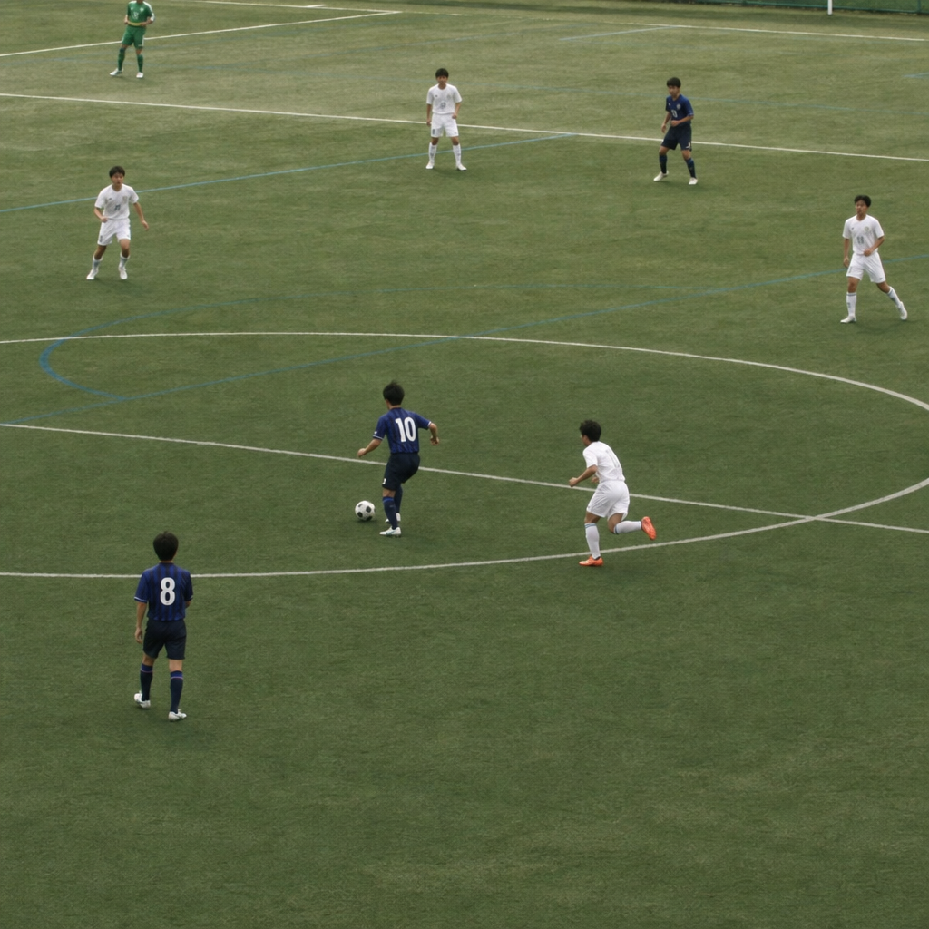 サッカートップ下の役割を初心者に試合目線で解説 - Soccer Book Library